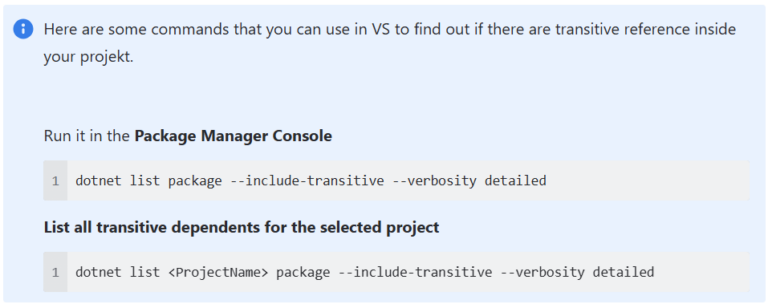 Overview of Transitive Dependency - We code IT happen